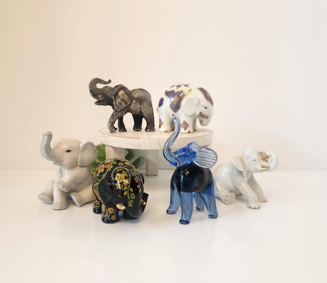 Lenox Elephant Collection/ 80s/ Mint Condition/ Set of 6 - Etsy