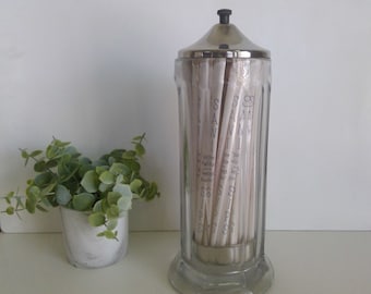 Vintage Diner Drinking Straw Holder, Soda Fountain, Dispenser, Gemco ...