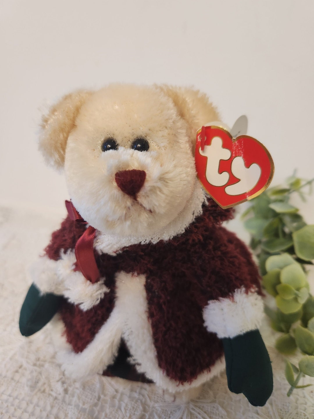 Ty Mrs. Santabear 2000 Attic Treasures Collection Beanie Baby Plush - Etsy