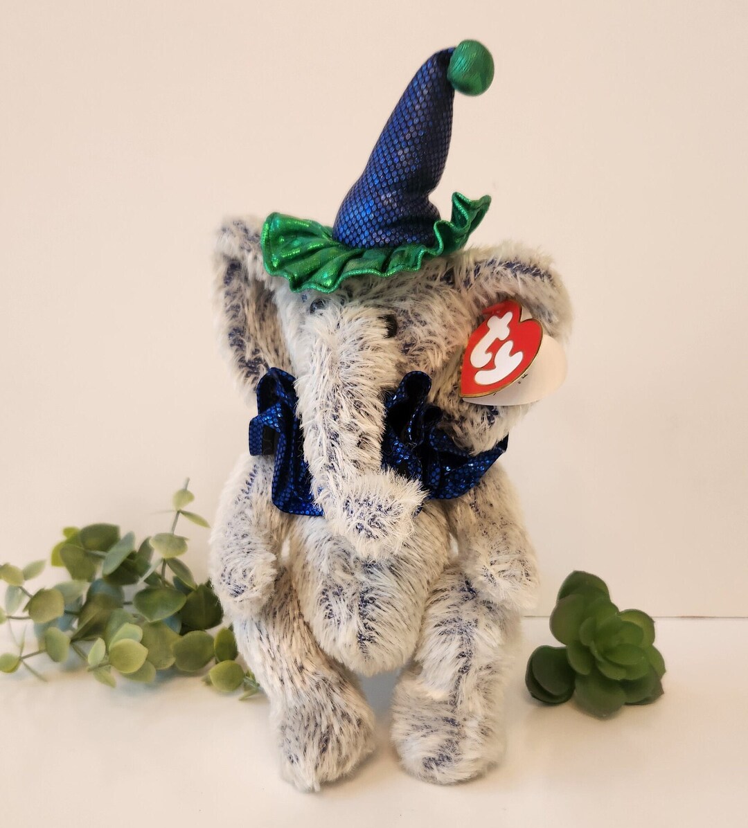 Ty Attic Treasure Emmet: Circus Elephant Plush (2000) - Etsy