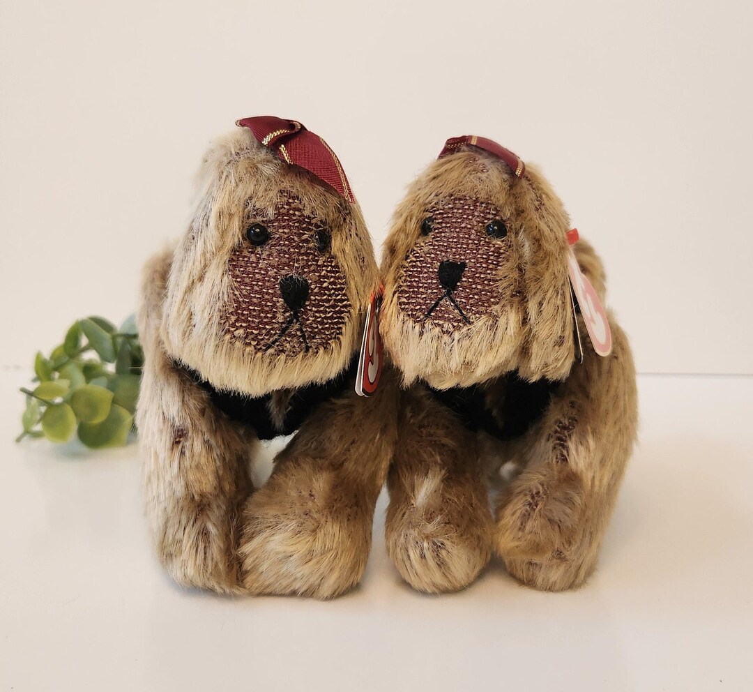 Vintage 1993 Ty Attic Treasures Kaiser | Collectible Dog With Corduroy ...