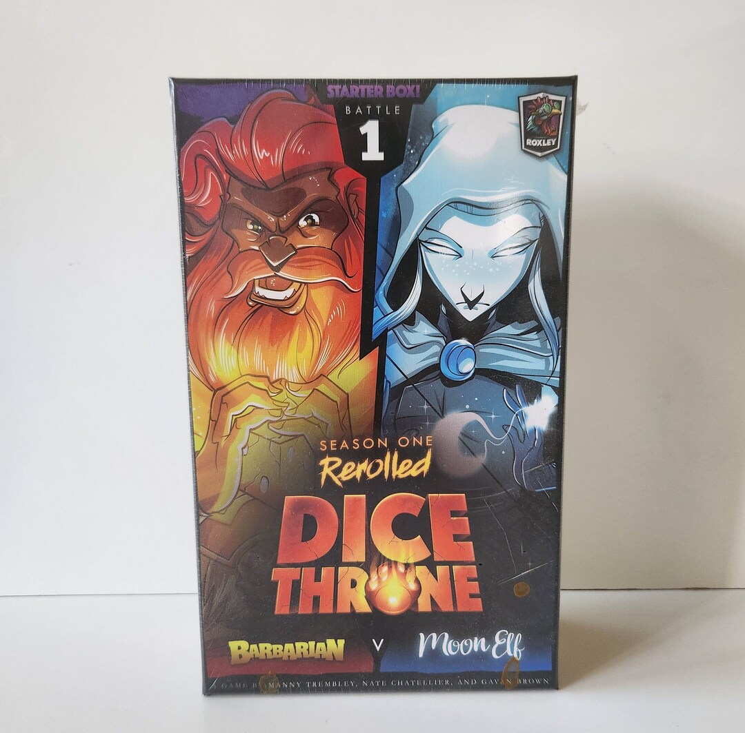 Dice Throne / Season one Rerolled Dice Throne / Barbarian v Moon Elf ...