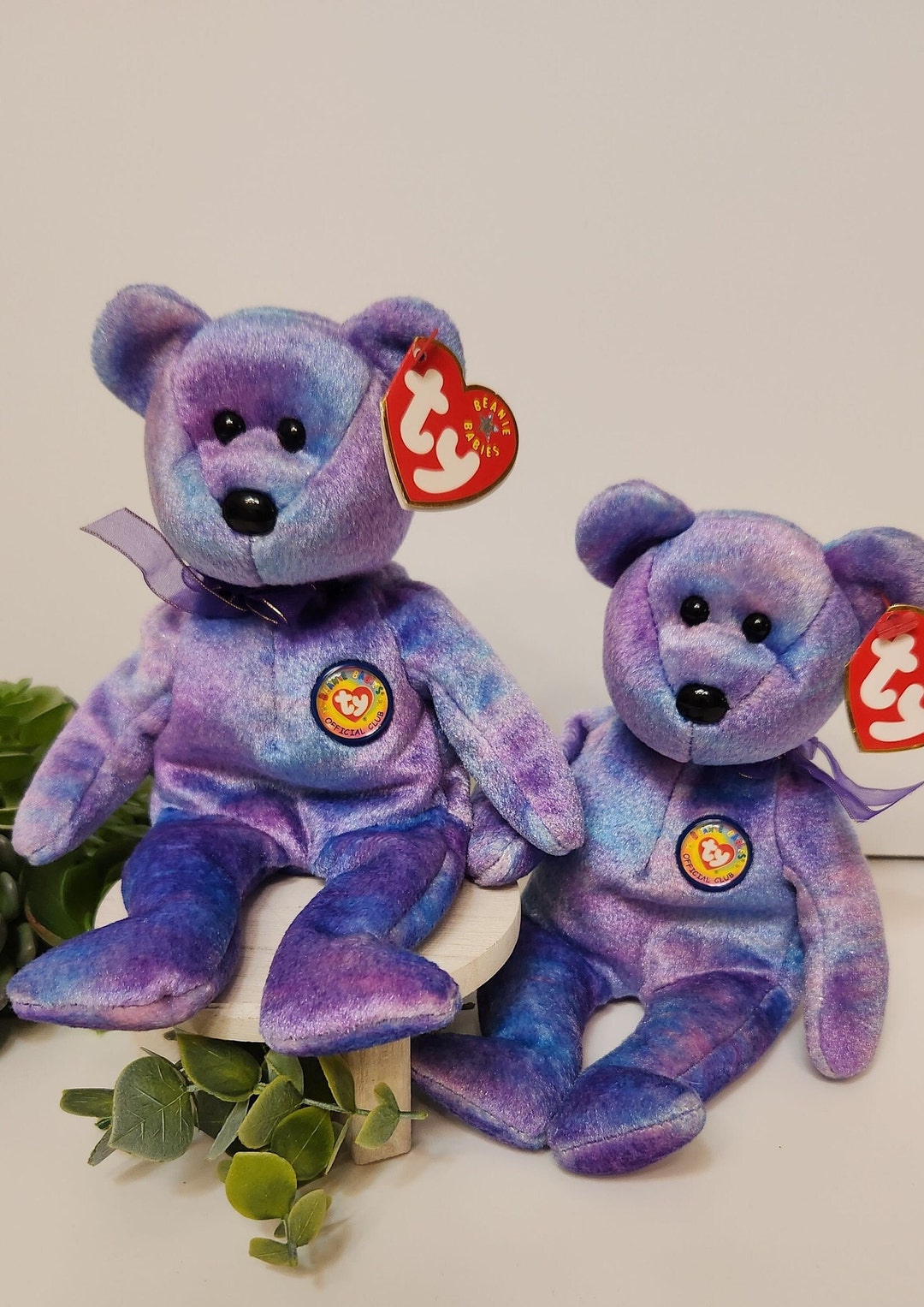 CLUBBY / the Bear IV Ty Beanie Baby - Etsy
