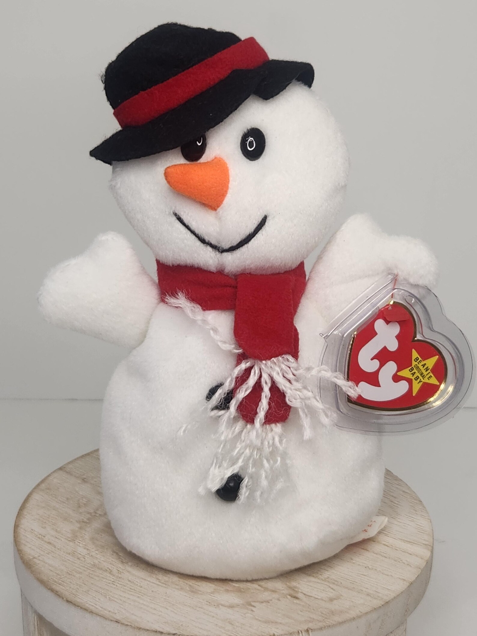 Vintage Ty Beanie Baby Snowball the Snowman (style 4201) - 1996 Retired ...