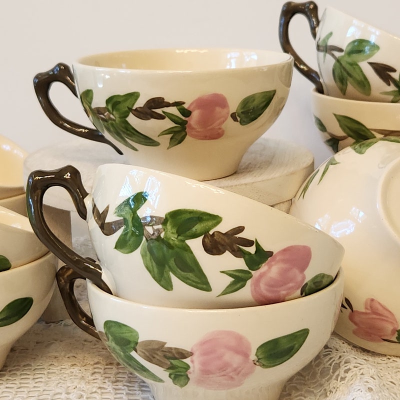 Pink Rose Tea Cup - Etsy