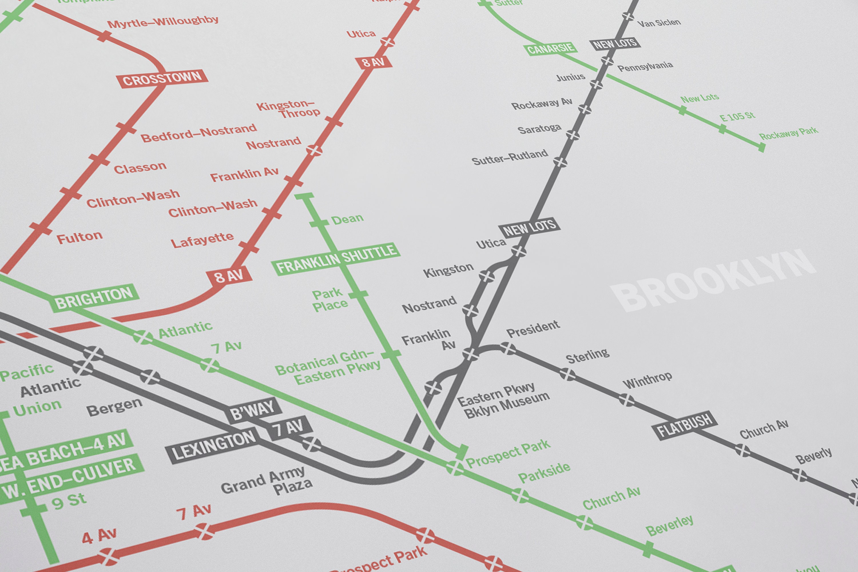 1958 New York City Subway Map / Retro George Salomon / Vintage | Etsy ...