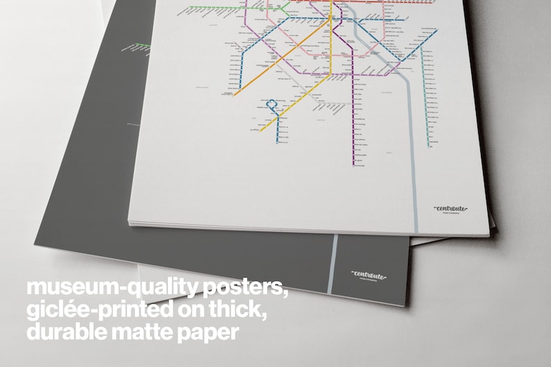 Delhi Metro Map Hindi / India / Minimal Poster Print / Subway - Etsy