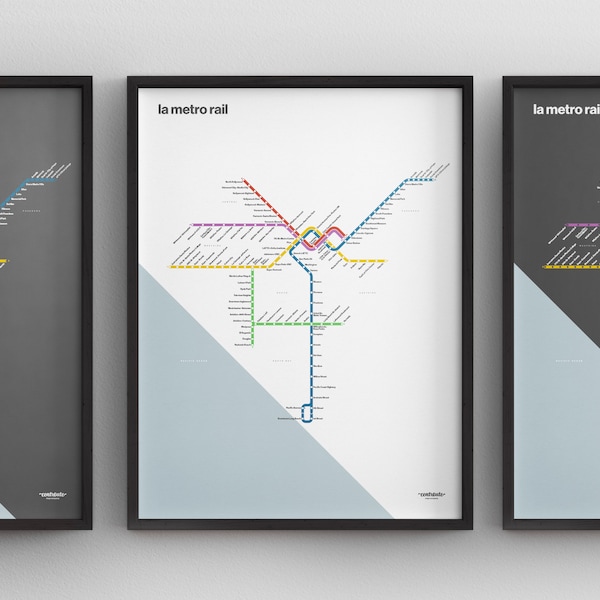 Metro Map - Etsy