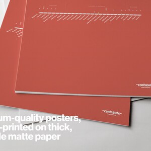 Chicago L Red Line / CTA Train / Minimal Map Poster Print / Subway ...