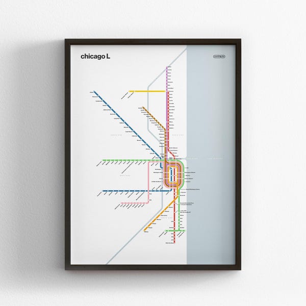 Chicago Subway Train - Etsy