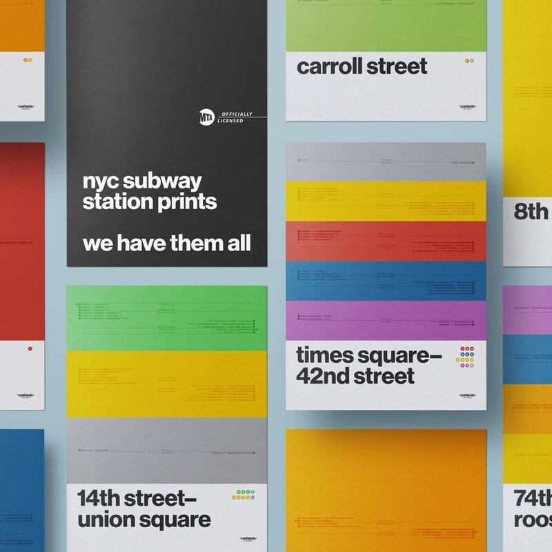 Subway Poster - Etsy