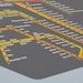 New York City Subway Map / Dark Mode / NYC / Minimal Poster Print ...