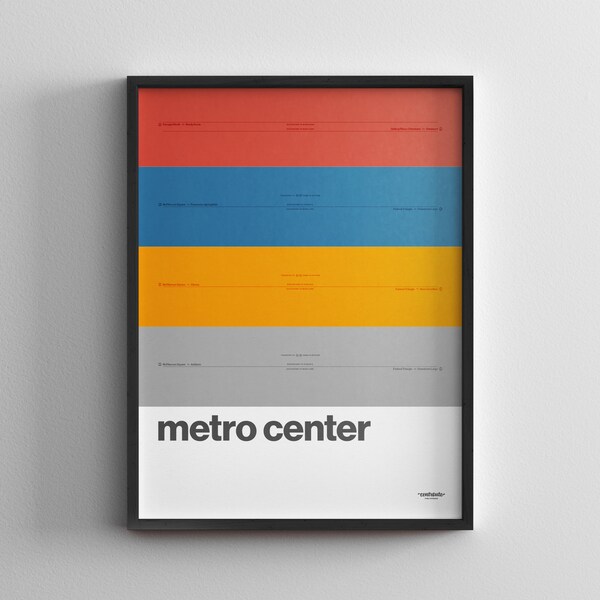 Dc Metro Art - Etsy