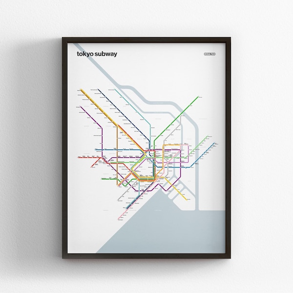Japan Metro Wall Art - Etsy
