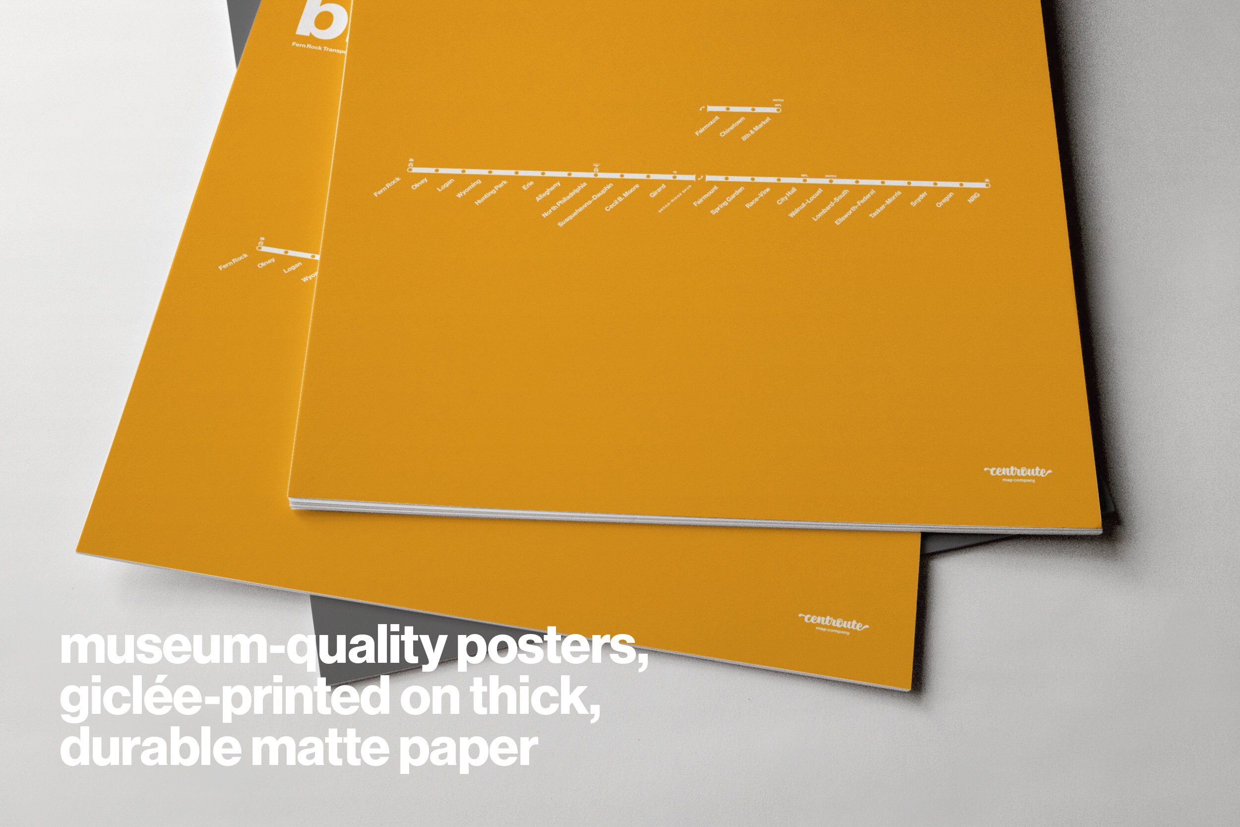 Broad Street Line / SEPTA / Philadelphia / Minimal Map Poster - Etsy