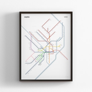 Light Rail Station Map - Etsy