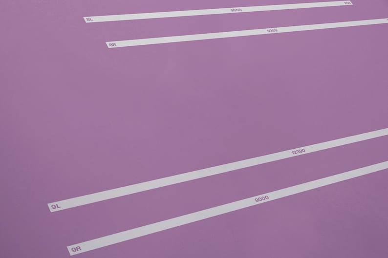 Airport Runway Minimal Poster Print / Color Options / - Etsy