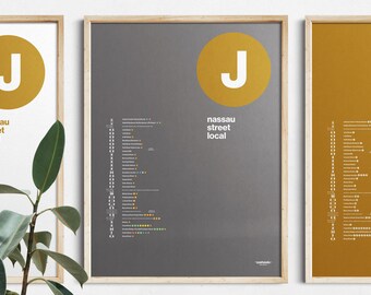 Nyc Subway J Train - Etsy