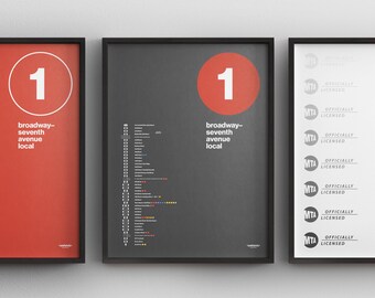 Minimalist Subway New York City Nyc Mta Map Print Line Art - Etsy