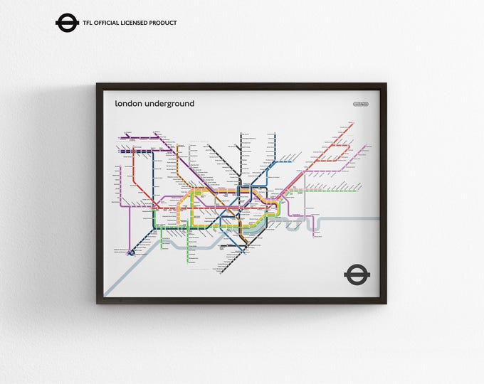 London Underground Hand-made Wooden Model (central Line). - Etsy