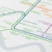 1933 London Underground Tube Map / Minimal Poster Print / Subway Style ...