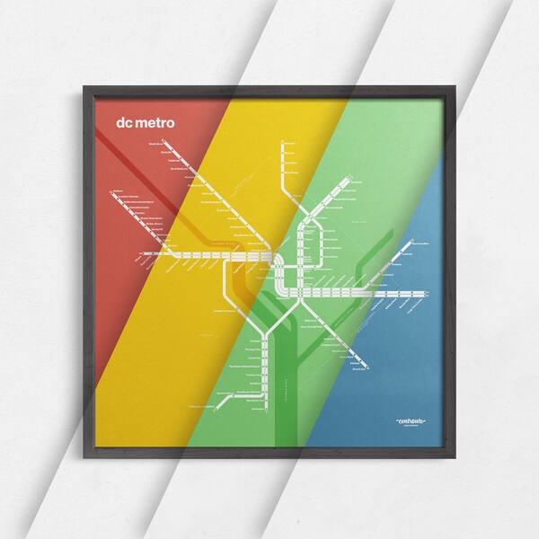 Metro Map - Etsy
