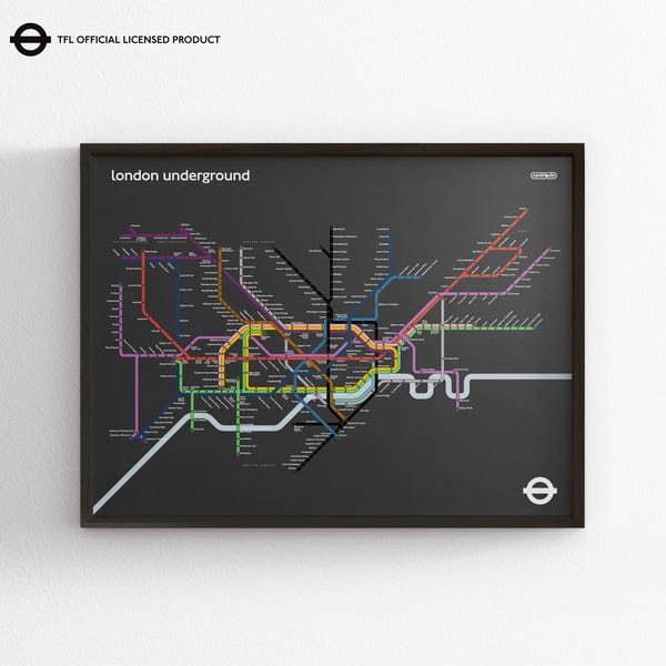 Tube Map - Etsy UK