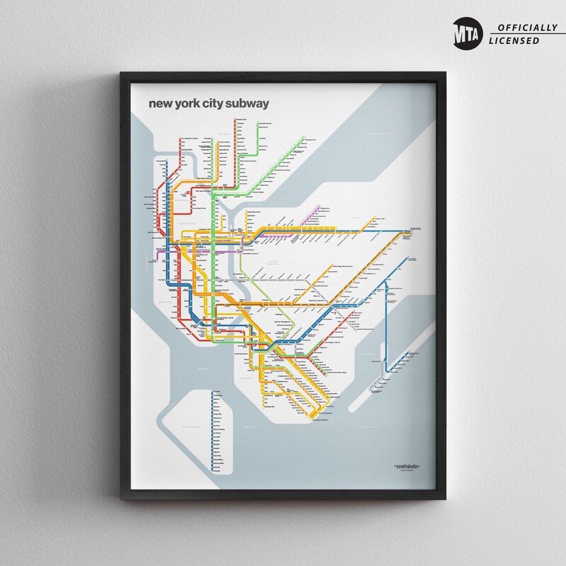 City Subway Art - Etsy