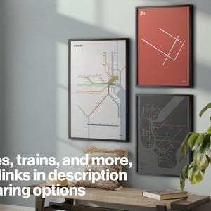 NYC 6 Train Map One Color / Minimal Poster Print / New York City Subway ...