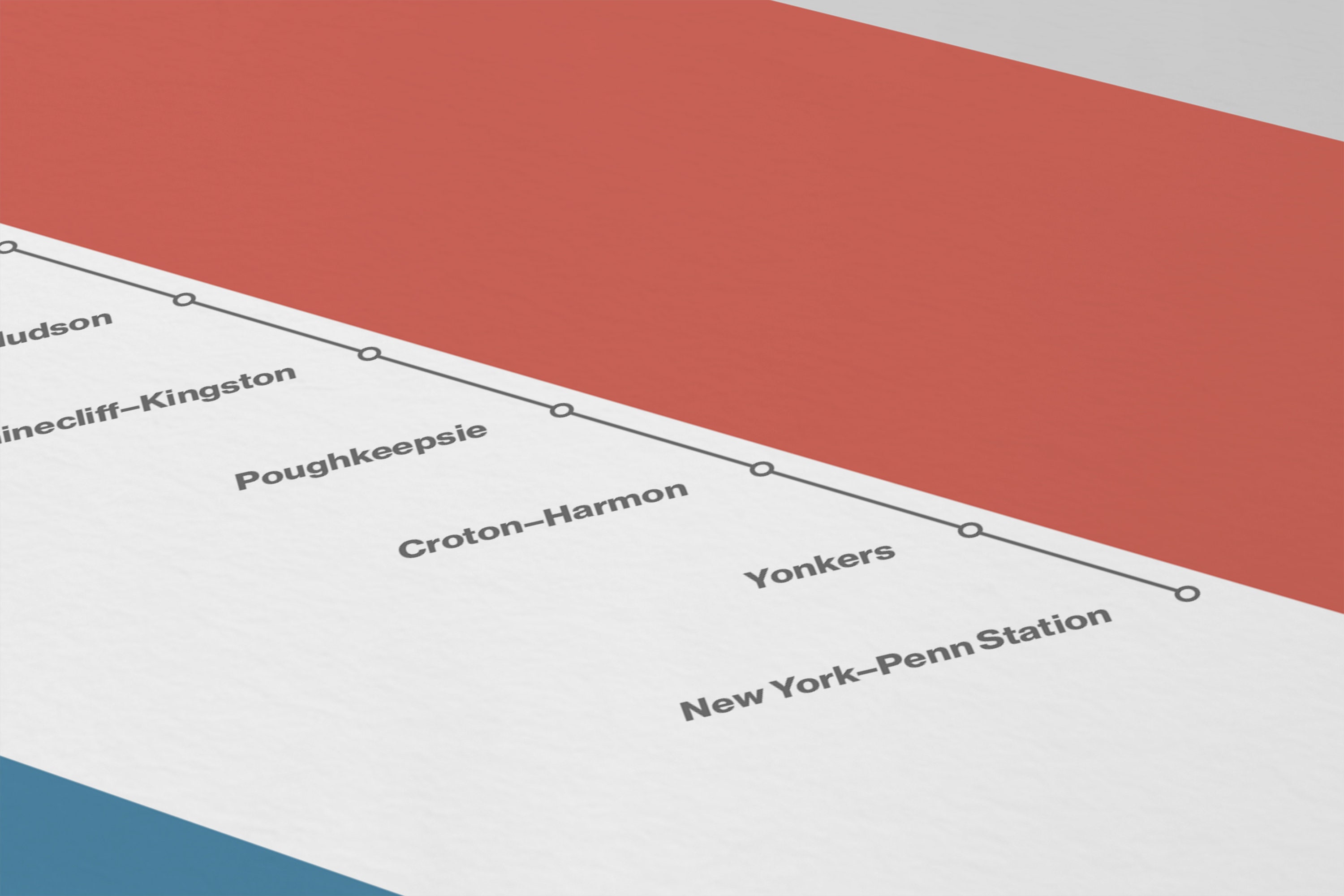 Ethan Allen Express Amtrak Map / Minimal Poster Print / NYC - Etsy