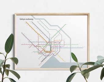 Subway Art Poster | Etsy