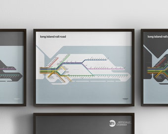 Babylon Line LIRR Long Island Railroad New York Subway Art Print 11 ...
