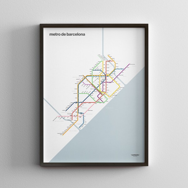 Framed Barcelona Art - Etsy