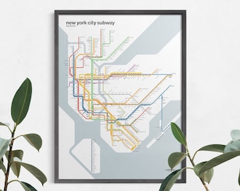 Subway Art Poster - Etsy