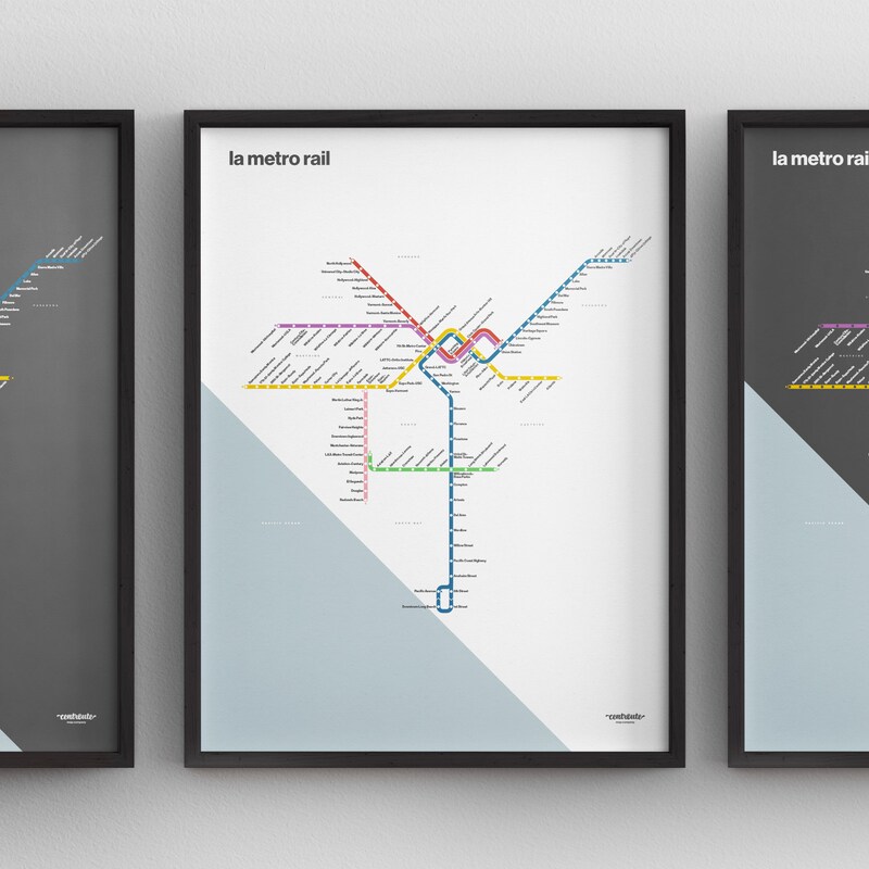 Metro Map - Etsy