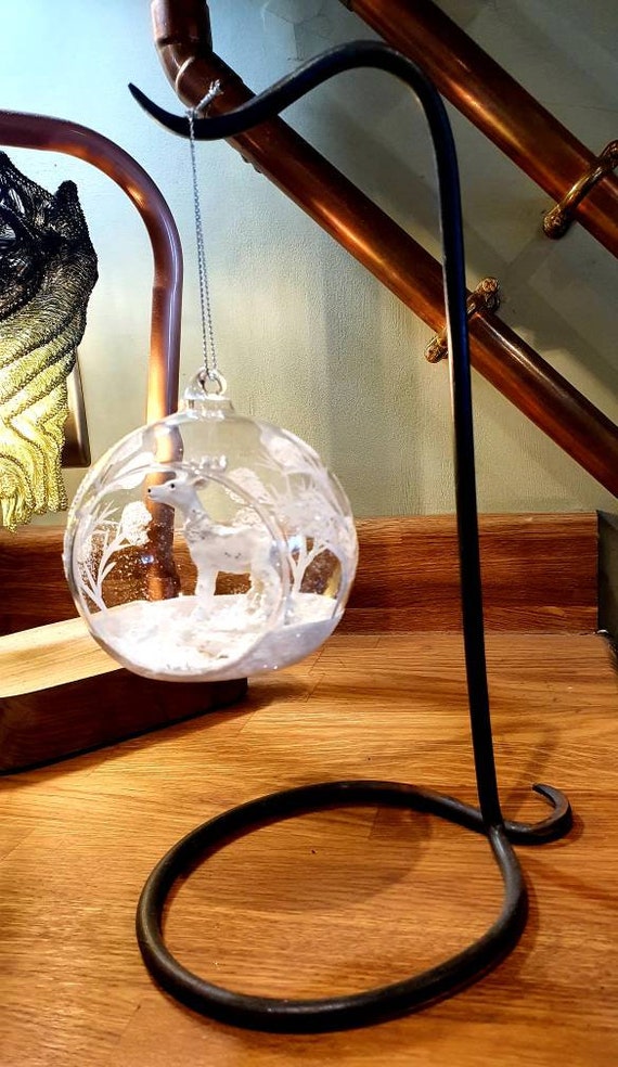 Hand Forged Bauble Stand - Etsy UK