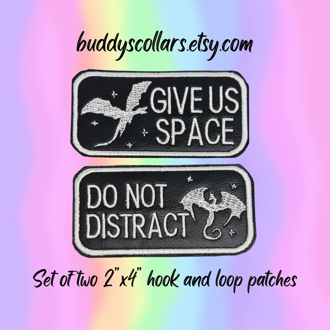 Made to Order Dragon Patch Set 2x4” Patches (see Photos for Vinyl and Thread Colors Available ...