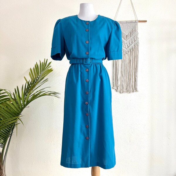 Button Front Dress - Etsy