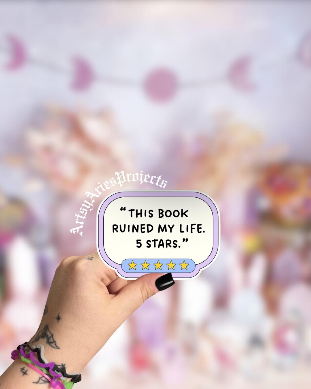 This Book Ruined My Life 5 Stars - Sticker - Etsy