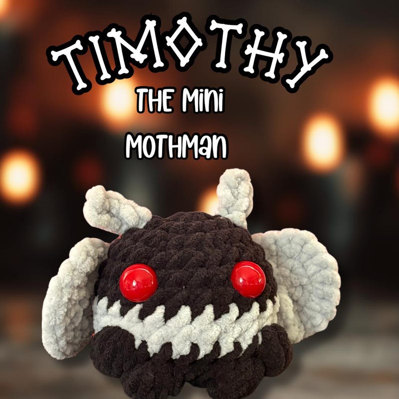 Moth Man Cryptid Plush - Etsy