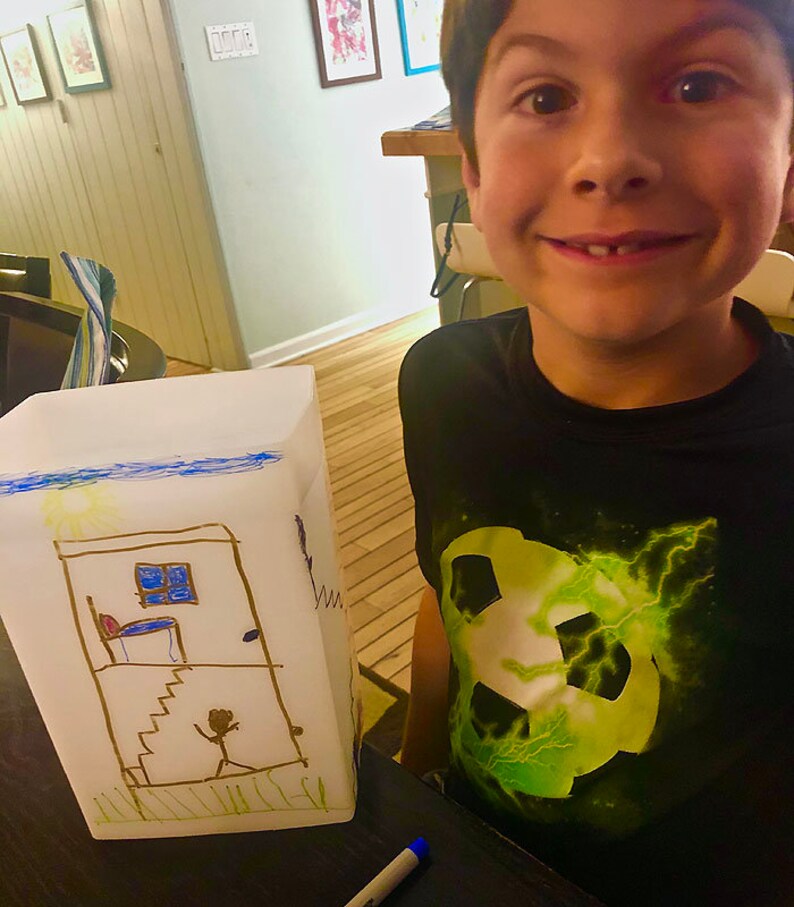 Luminary Art Project Lamp - Etsy