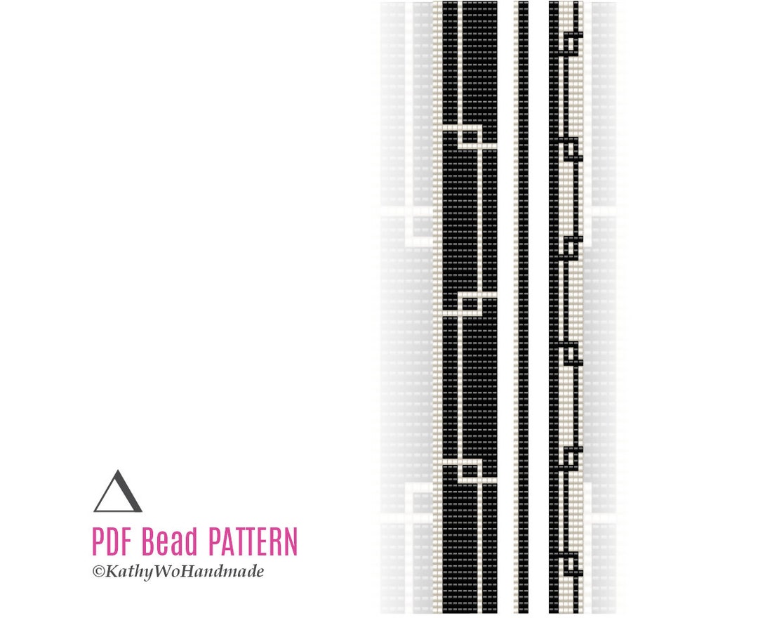 Miyuki Bracelet Pattern, Loom Pattern, Set of 3, Bead Patterns, Jewelry ...