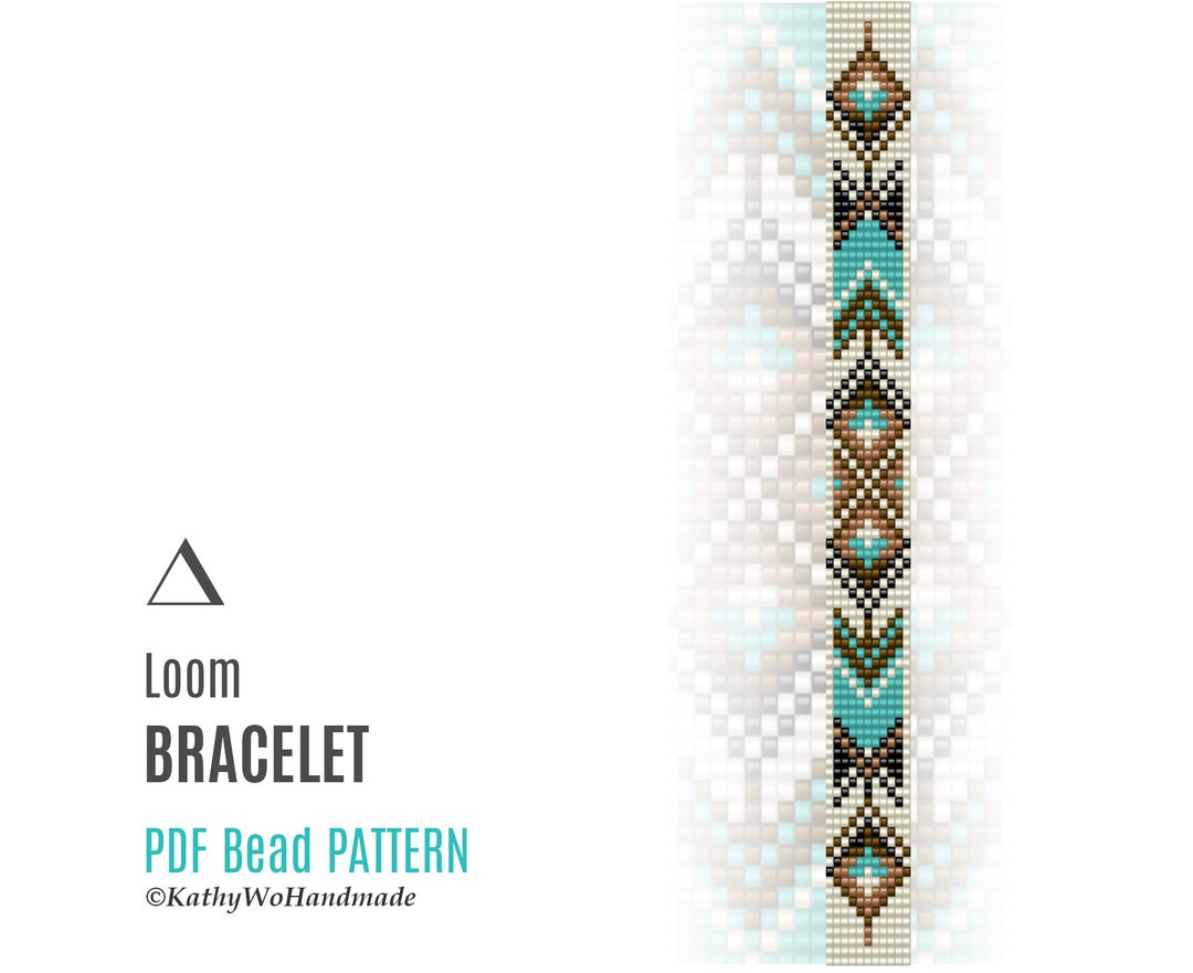 Bead Loom Pattern, PDF Seed Bead, Bracelet DIY, Beading Instant ...