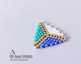 Peyote Triangle Pattern With Instruction, Peyote Triangle Instruction ...