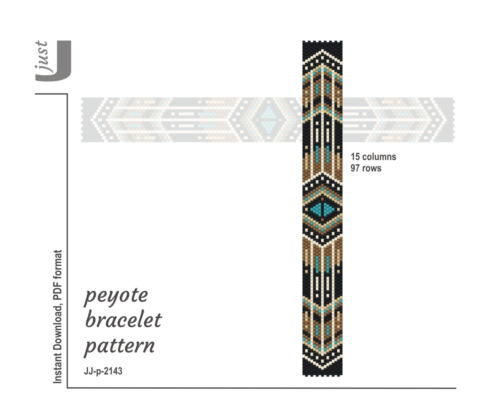 Bead Peyote Pattern Native American Bracelet Peyote Bracelet | Etsy