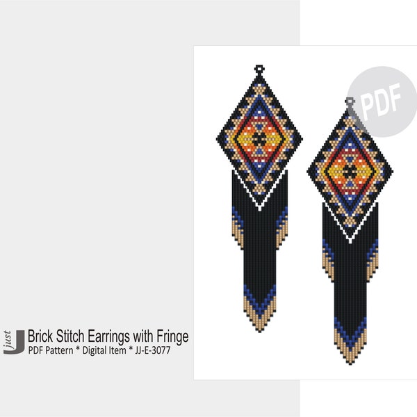 Brick Stitch Fringe Patterns - Etsy