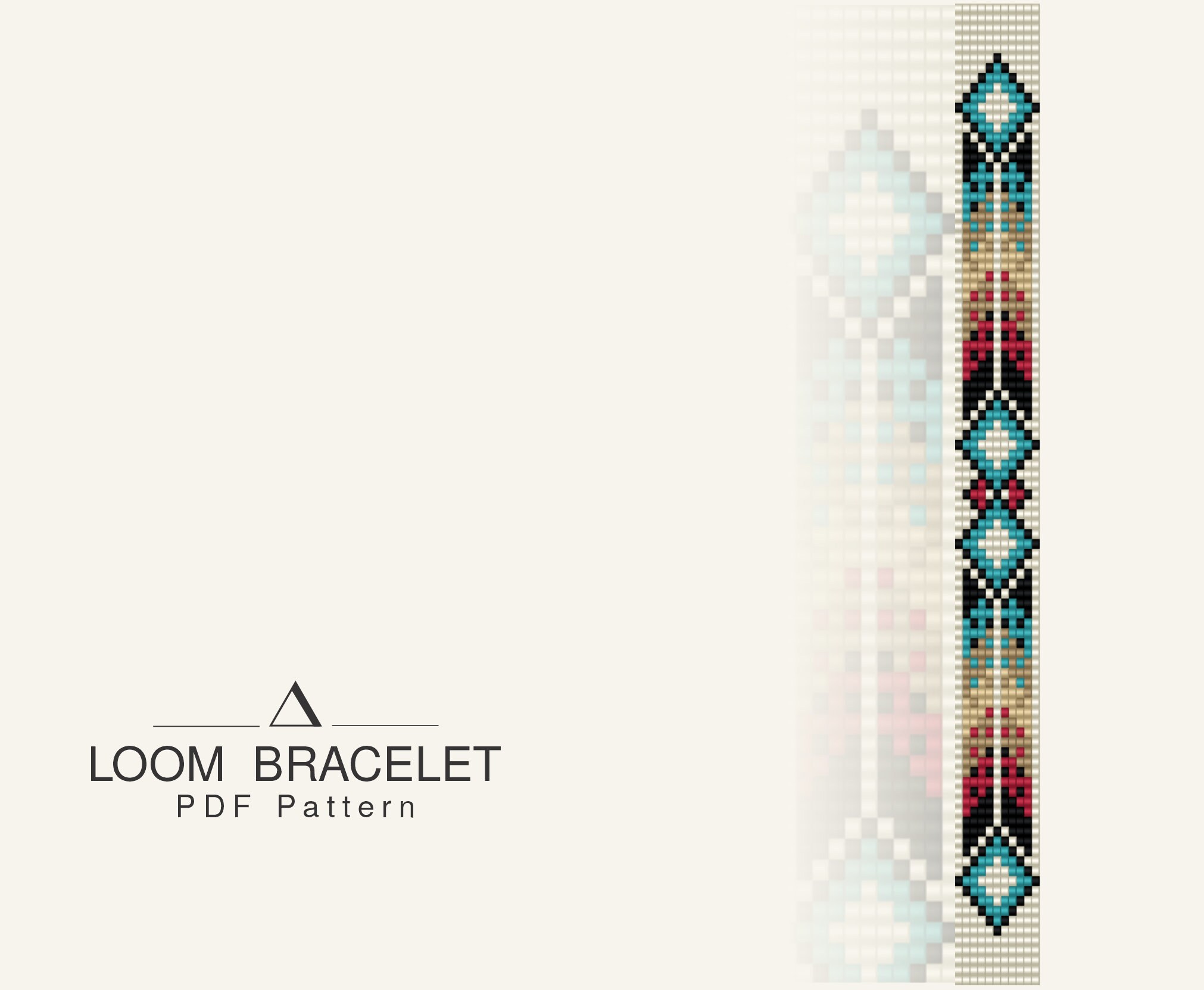 Bead Loom Pattern Native American Bracelet Loom Bracelet - Etsy