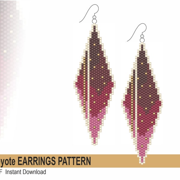 Earring Pattern Peyote - Etsy