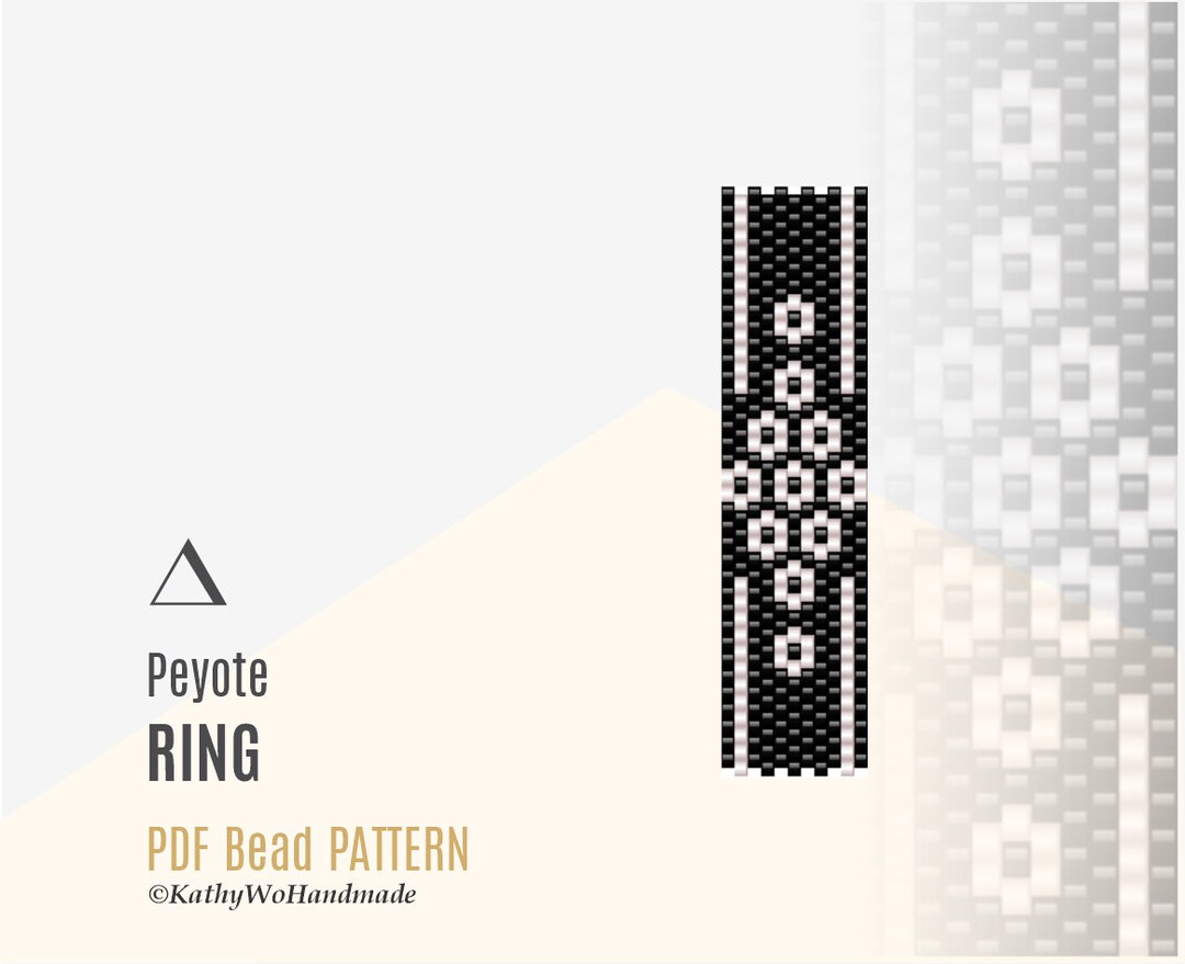 Peyote Ring Pattern, Peyote Rings, Rings Pattern, Bead Rings Patterns ...
