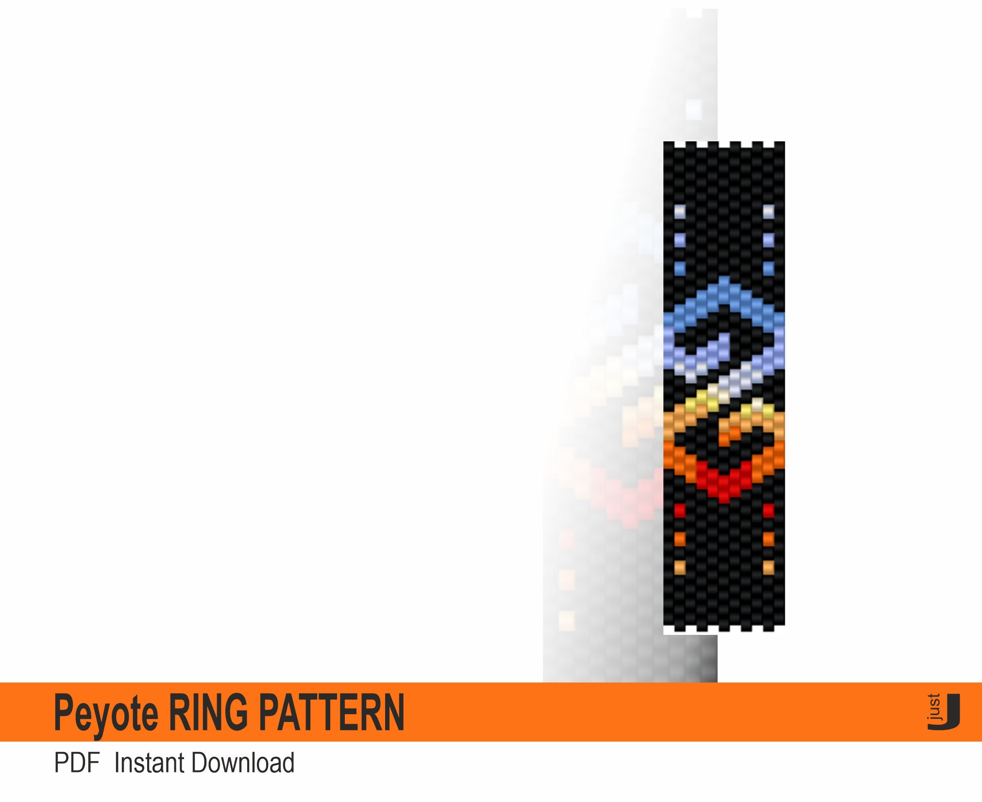Peyote Ring Pattern Rings Patterns Beaded Rings Beading - Etsy